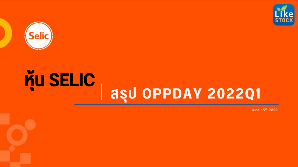 หุ้น SELIC - สรุป OPPDAY 2022Q1 - Mr.LikeStock